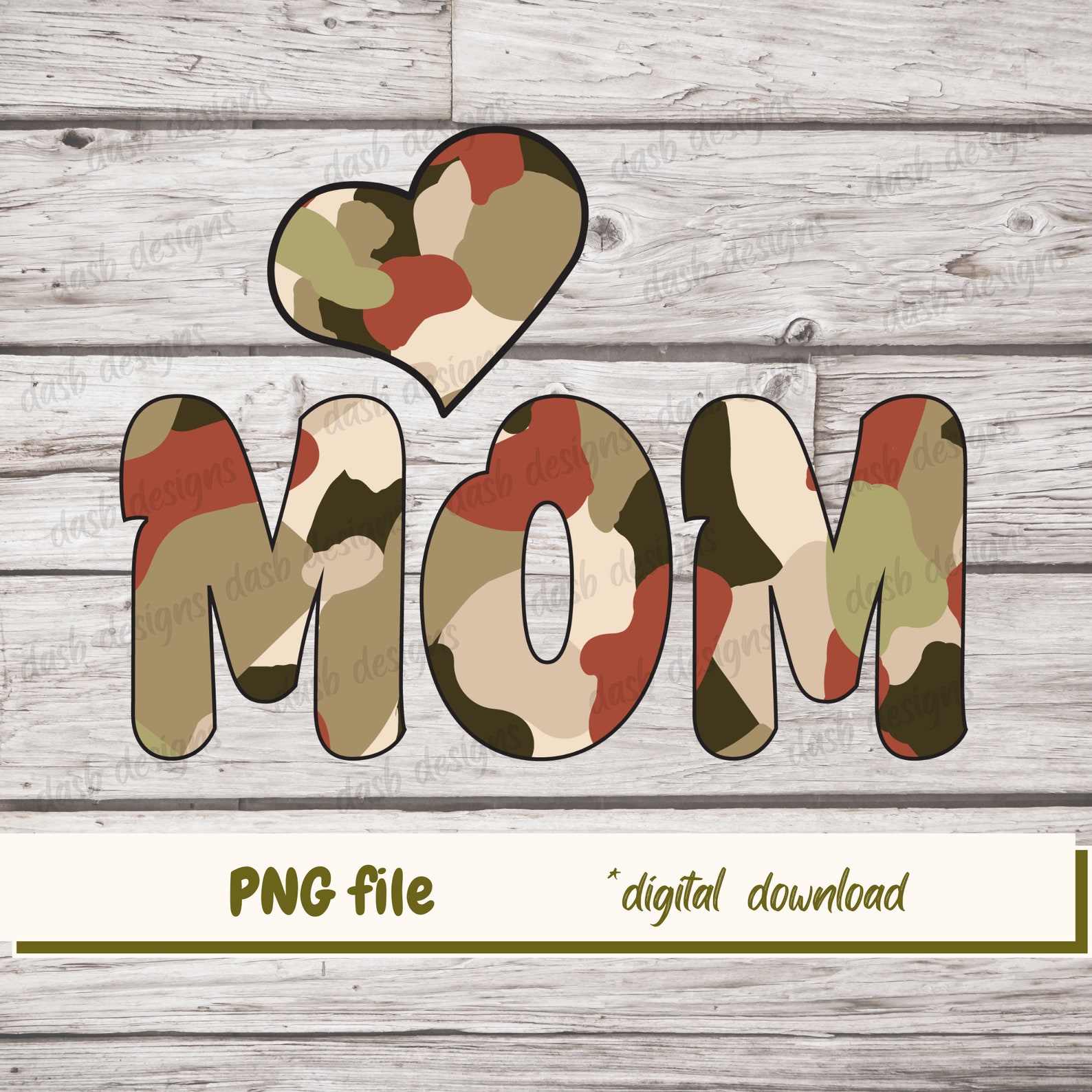 Camouflage Mom Png, Mom Life Png File, Digital Download Design ...