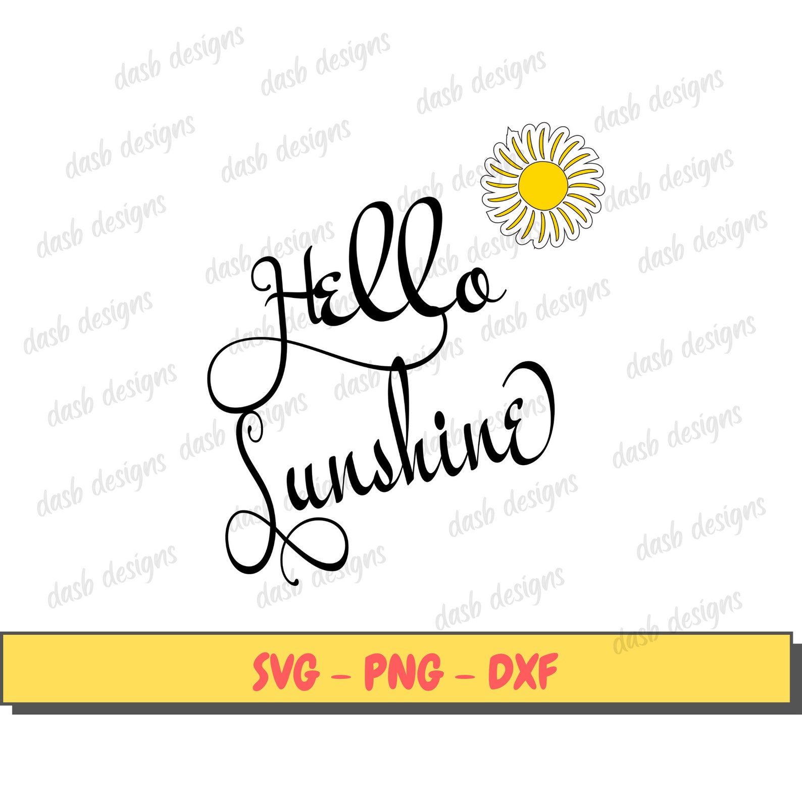 Hello Sunshine PNG Sunflower Svg 3D Printable Pattern File | Etsy