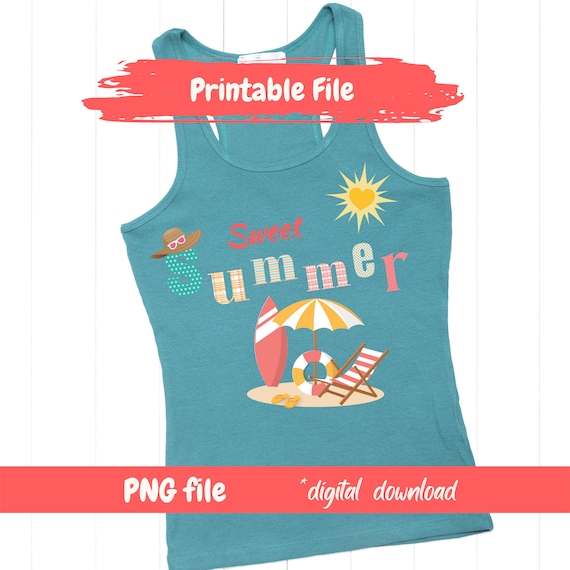 Sweet Summer Png Summer Tshirt Png Sun Png Design Digital - Etsy