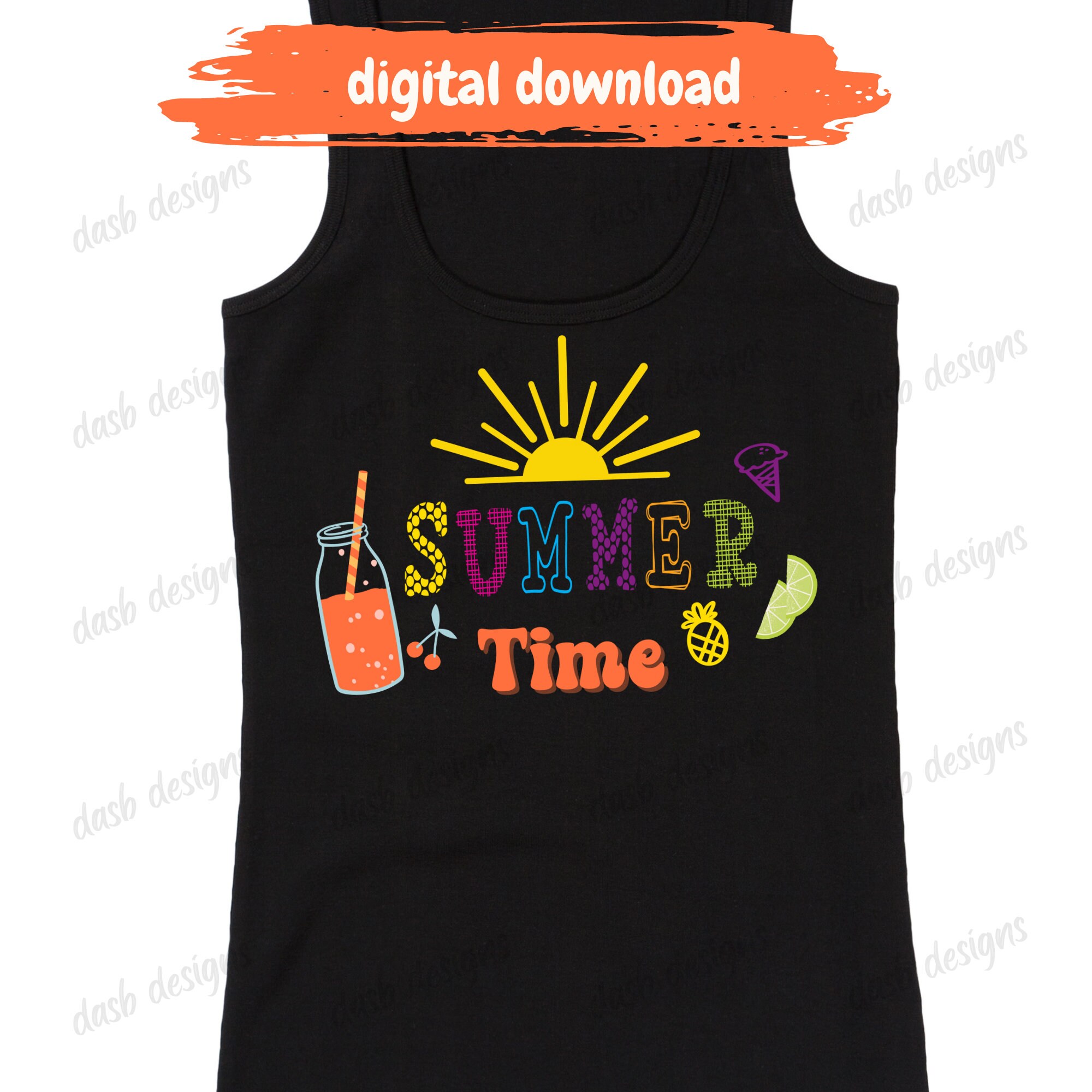 Summer Time Png, Summer Tshirt Png, Sun Png Design, Digital Download ...