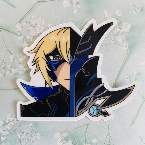 Genshin Transparent Sticker - Etsy