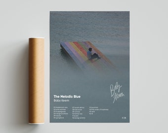 The Melodic Blue Poster - Etsy UK