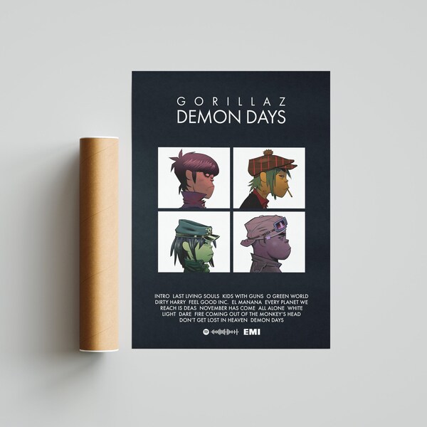 Gorillaz - Etsy
