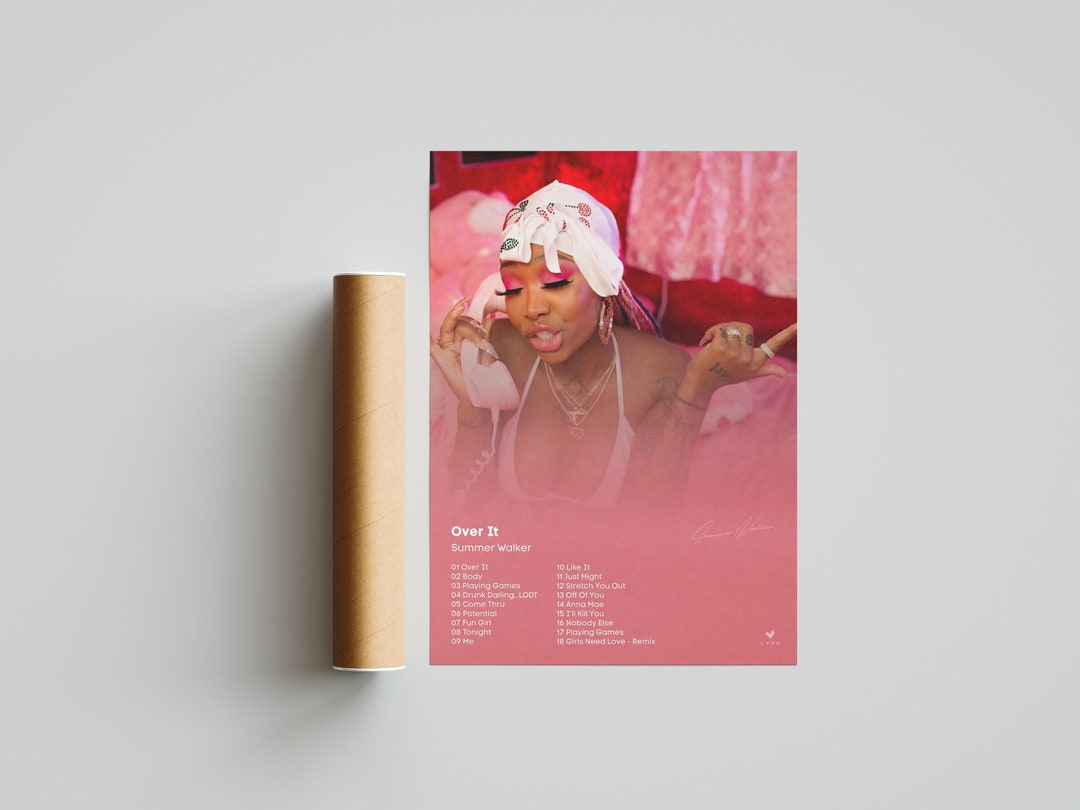 Summer Walker 'over It' Album Poster Custom Album - Etsy