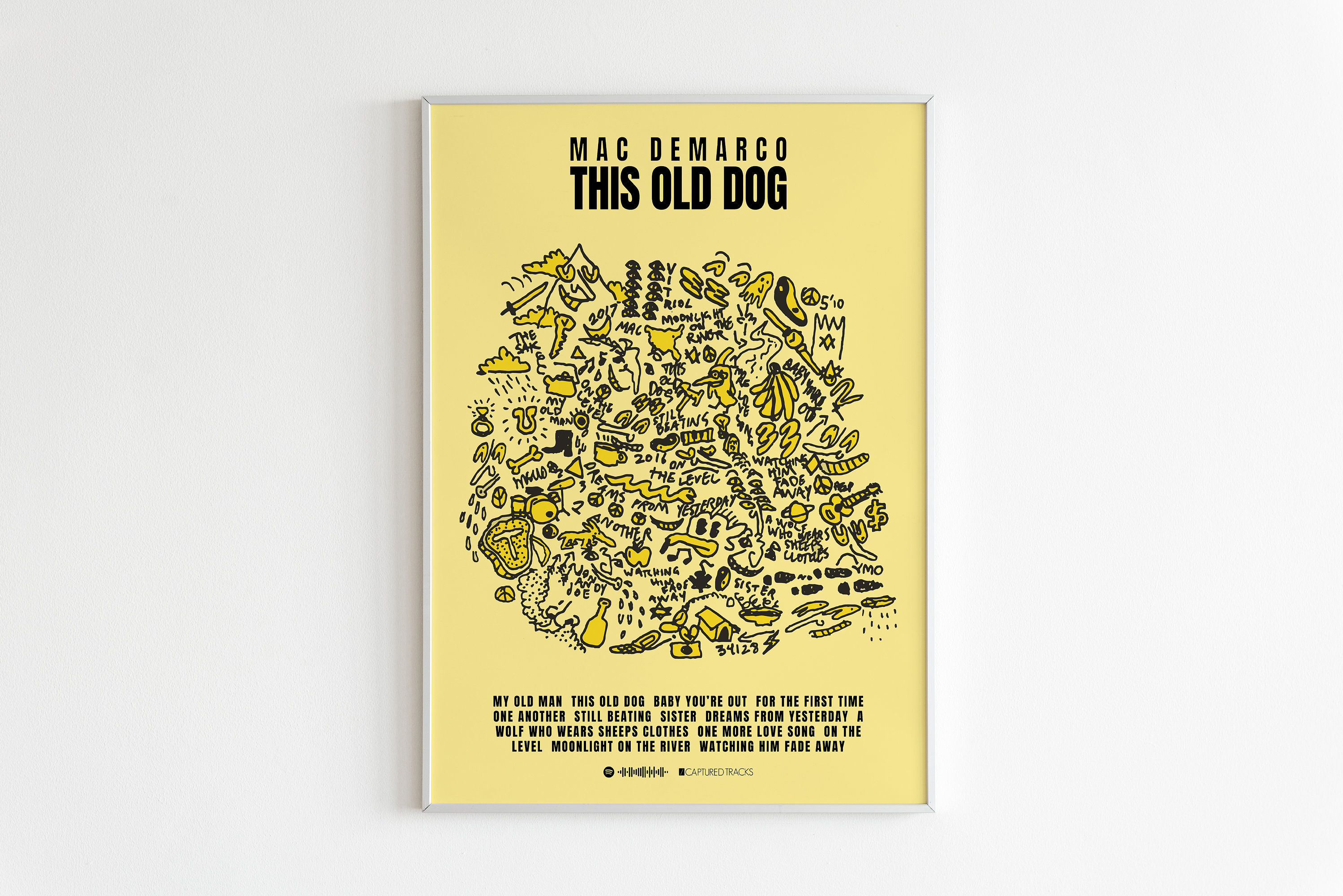 Mac Demarco 'this Old Dog' Album Poster Custom Album - Etsy