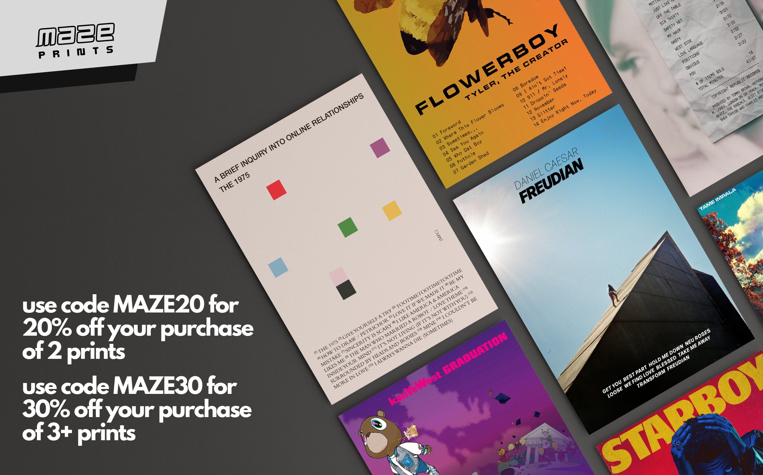 Gorillaz 'Demon Days' Album Poster Designed & Sold By Lena Vargas