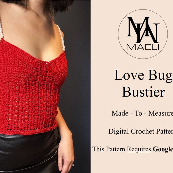 Crochet Bustier - Etsy