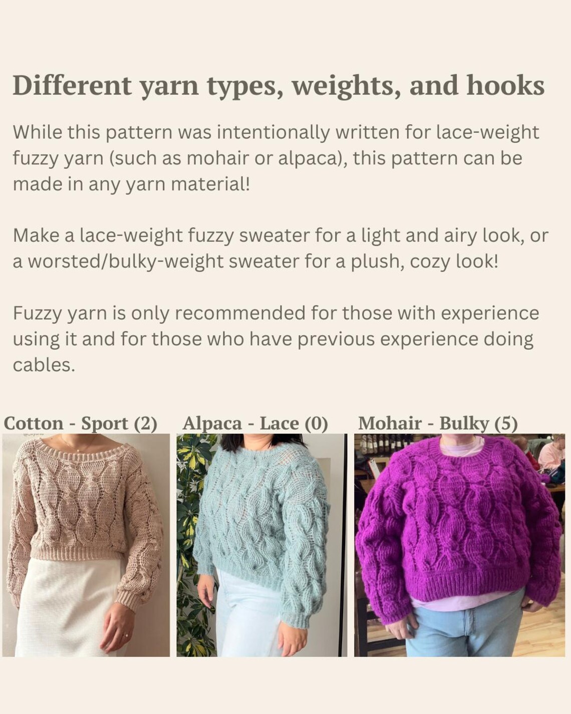 Weaving Willow Sweater Crochet Pattern | Fuzzy Sweater | PDF Download ...