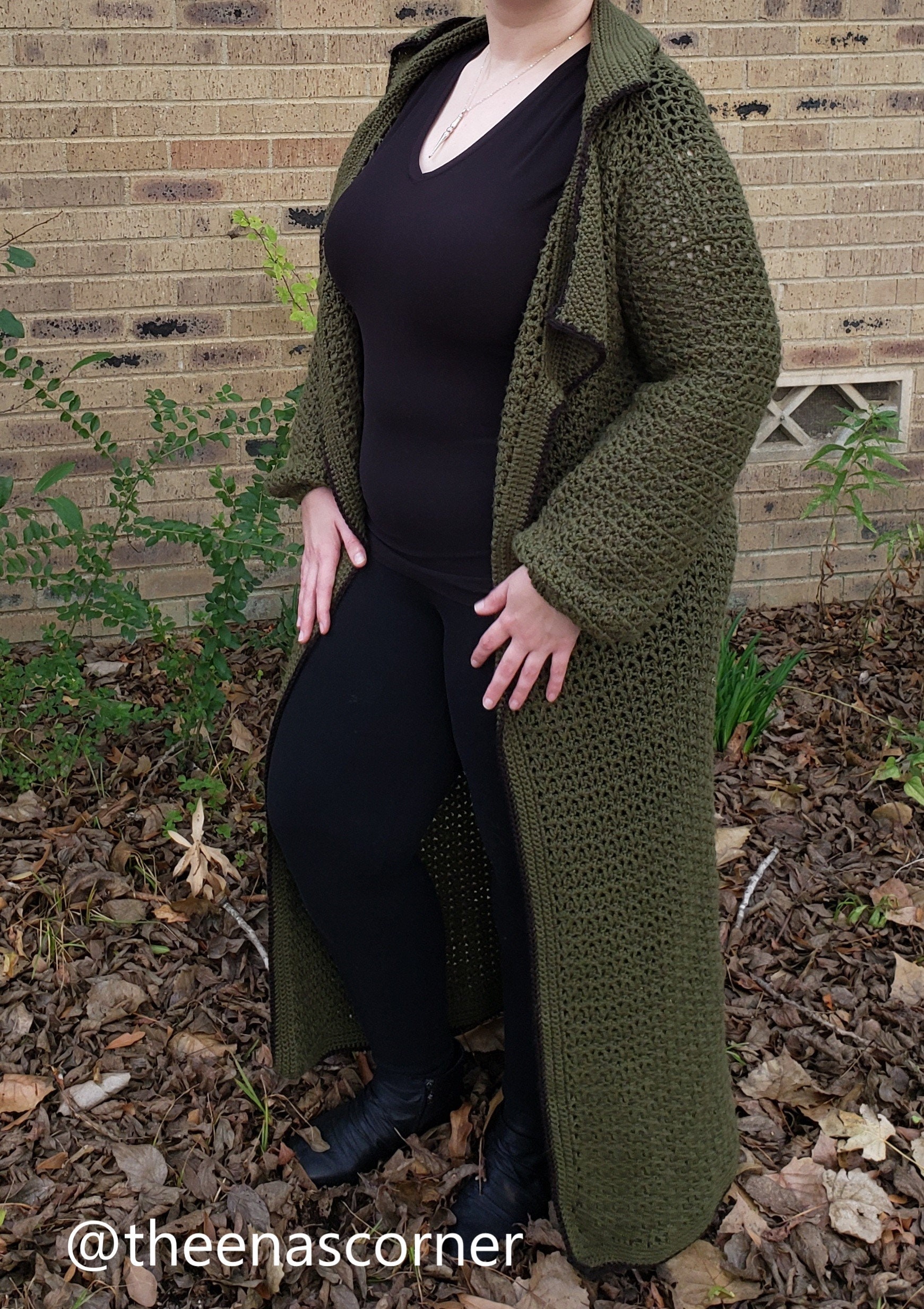 Mesh Trench Cardgian - Digital Crochet Pattern - Size Inclusive - MAELI ...