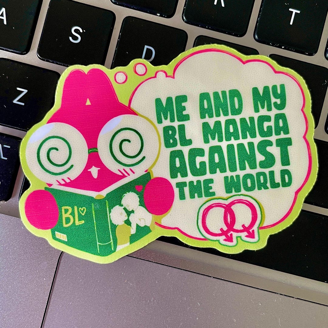 Me and My BL Manga Vinyl Sticker - Etsy