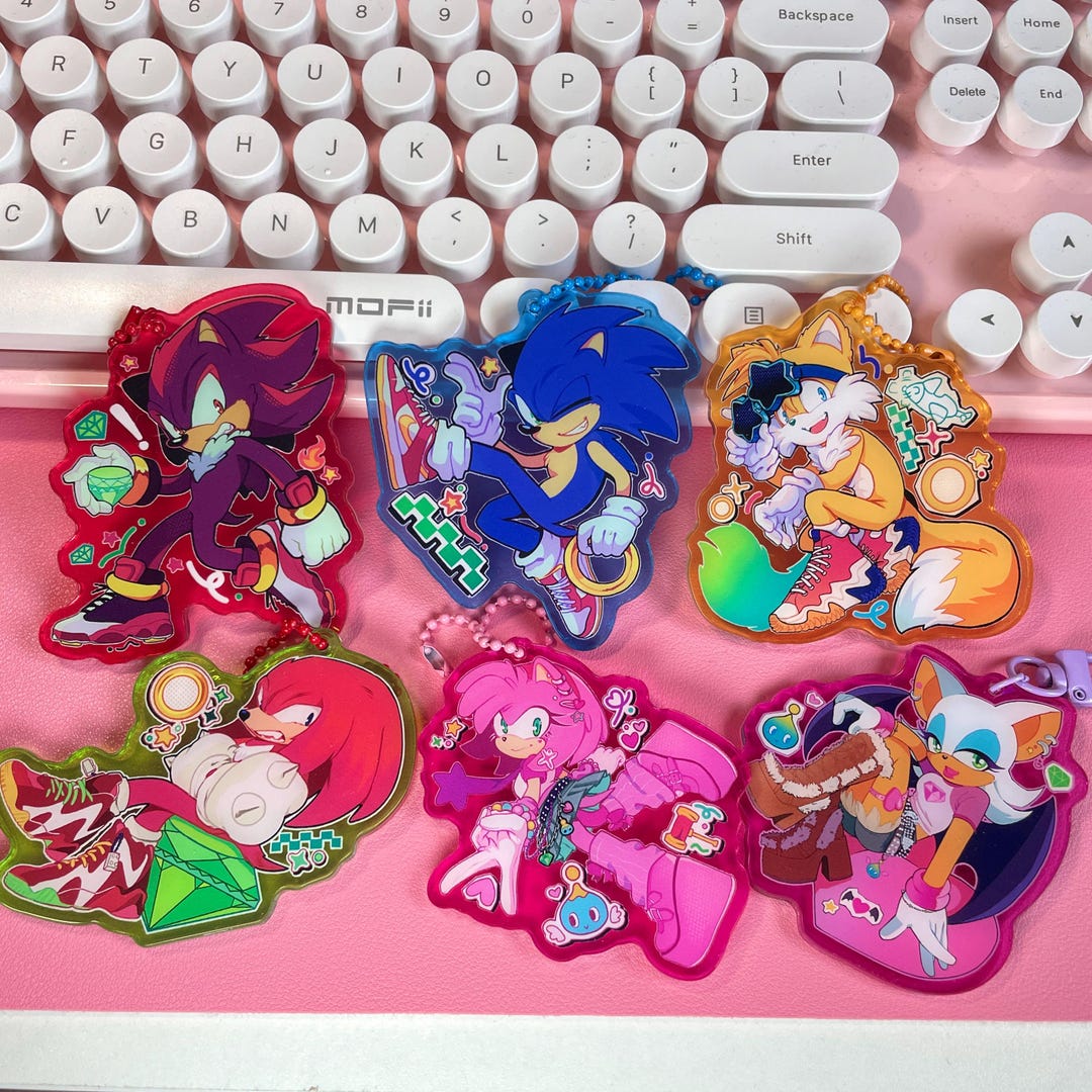 Gotta Go Fast! Acrylic Keychains - Etsy