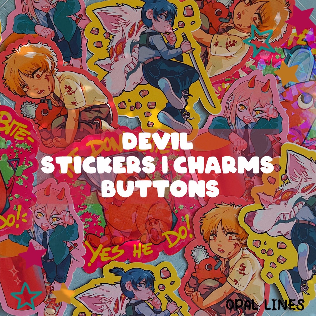 DEVIL Charms|stickers - Etsy