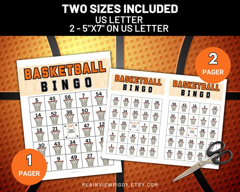 Printable Basketball Bingo Cards, Basketball Games Team Building ...