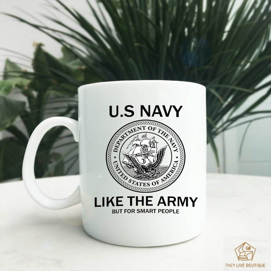US Navy Mug, Navy Mug,gift for US Navy Veteran, Military Gift, Navy ...