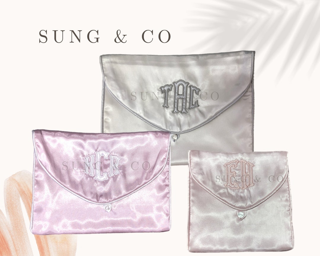 Silk Lingerie Bag/lingerie Bag/boudoir Bag/wedding Shower Gift/hosiery ...