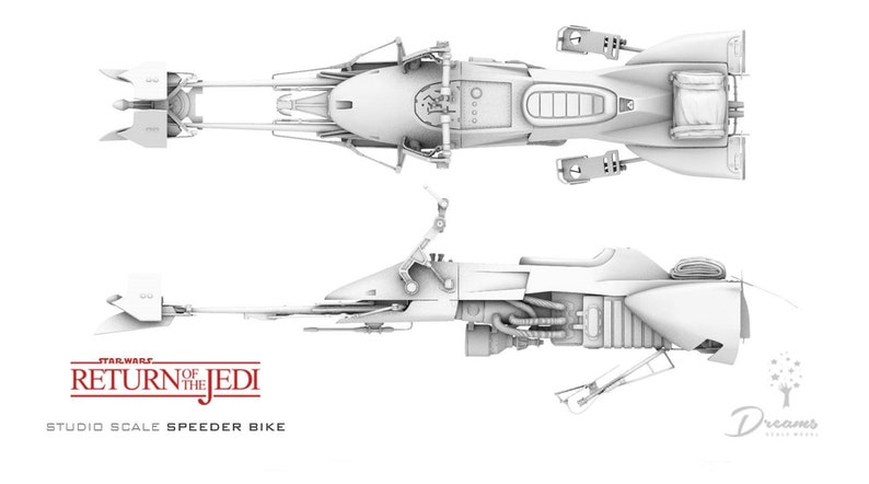 Speeder Bike Studio Scale Star Warsstar Wars Speeder Bike Luke ...