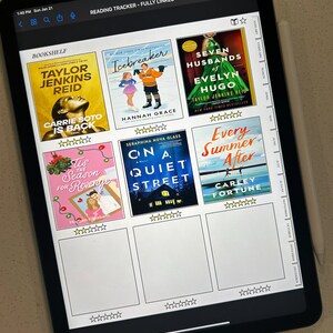 Digital Book Tracker by Mydaymyway Planner iPad Planner Used in ...
