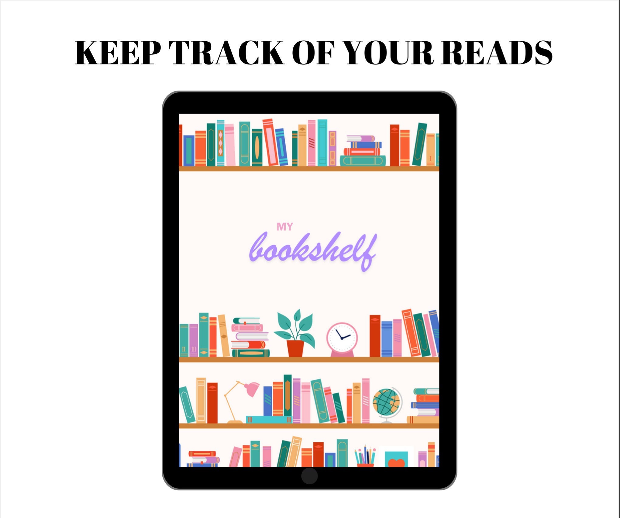 Digital Book Tracker by Mydaymyway Planner iPad Planner Used in ...