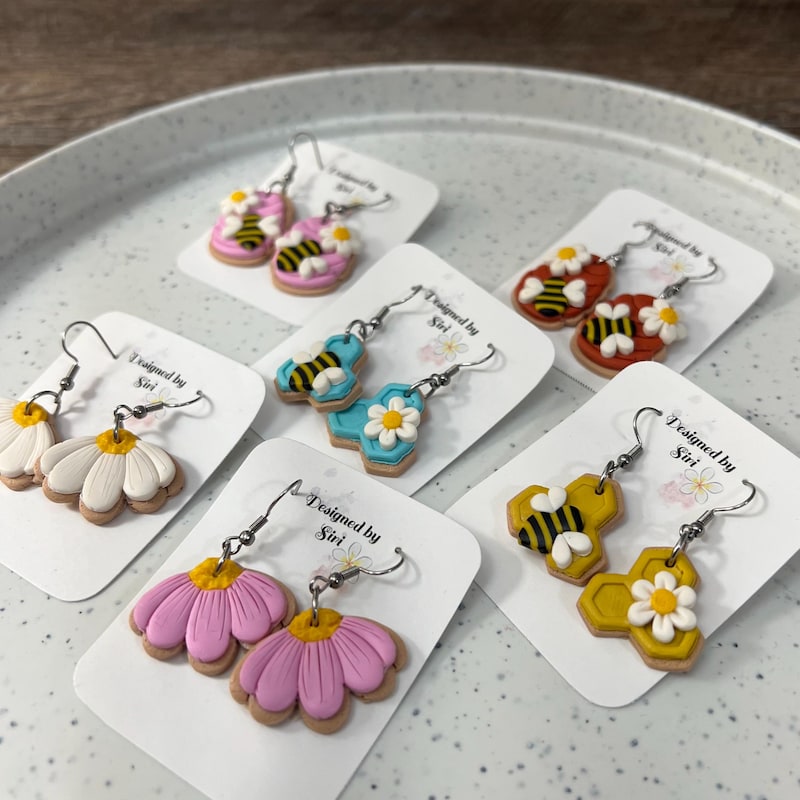 Cute Clay Earrings - Etsy