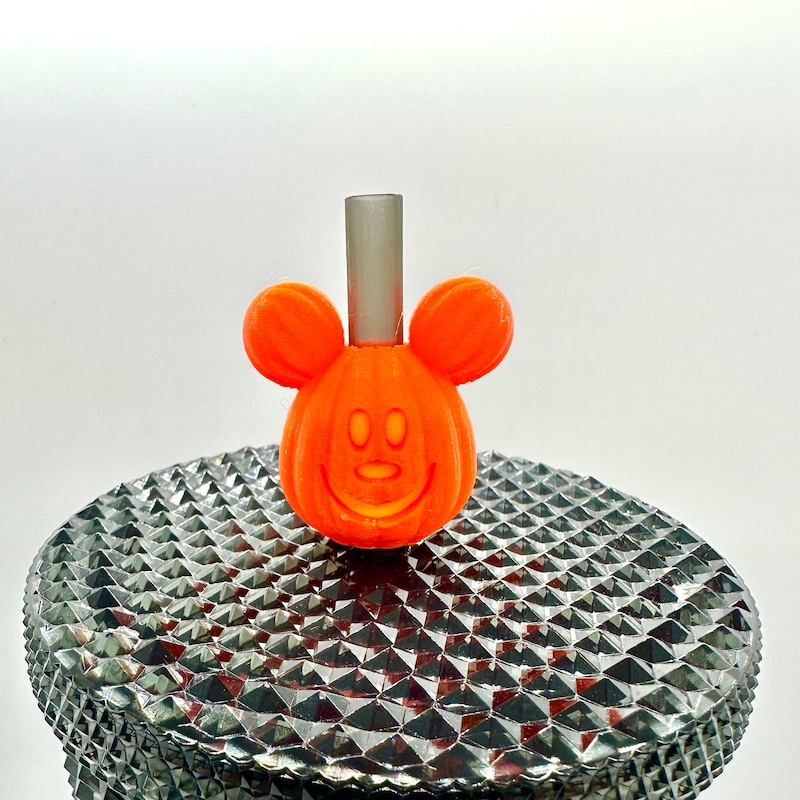 Mickey Mouse Straw Topper - Etsy