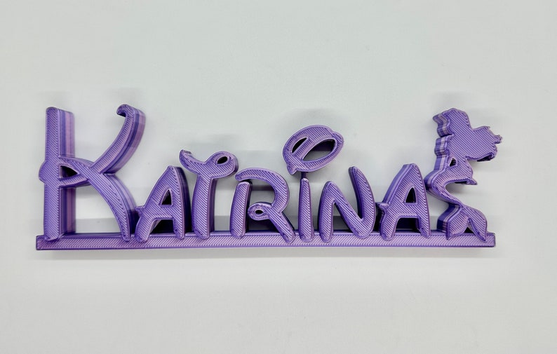 Custom Disney Inspired 3D Printed Name Plates Personalized - Etsy