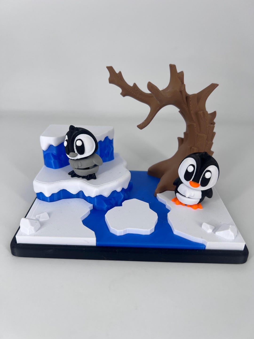 Penguin Winter Wonderland Playset 3D Printed Articulating Sensory ...