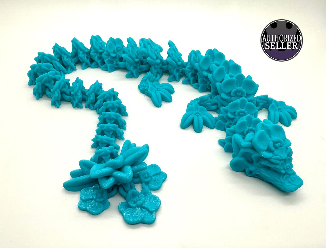 3D Printed Articulating Orchid Dragon Cinderwing Exclusive Flower ...