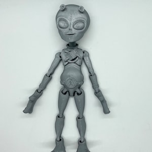 3D Printed Articulating Flexible Alien Sensory Toy Gadget Flexi Factory ...