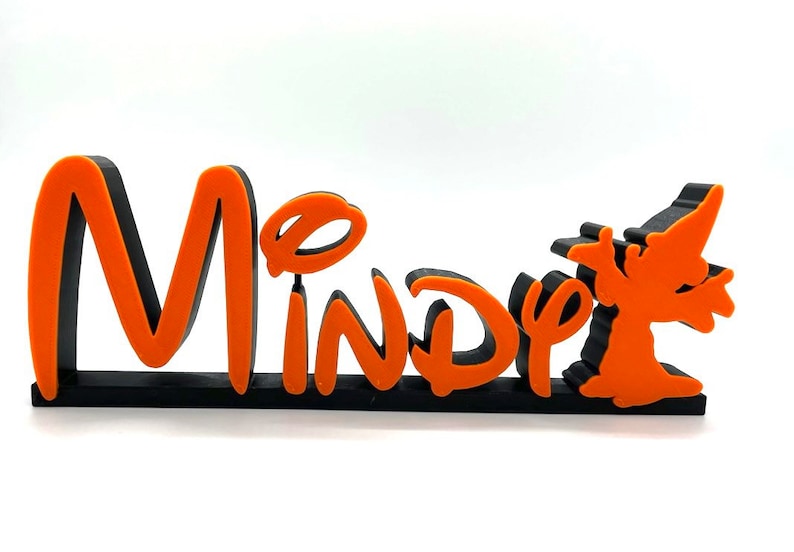 Custom Disney Inspired 3D Printed Name Plates Personalized - Etsy