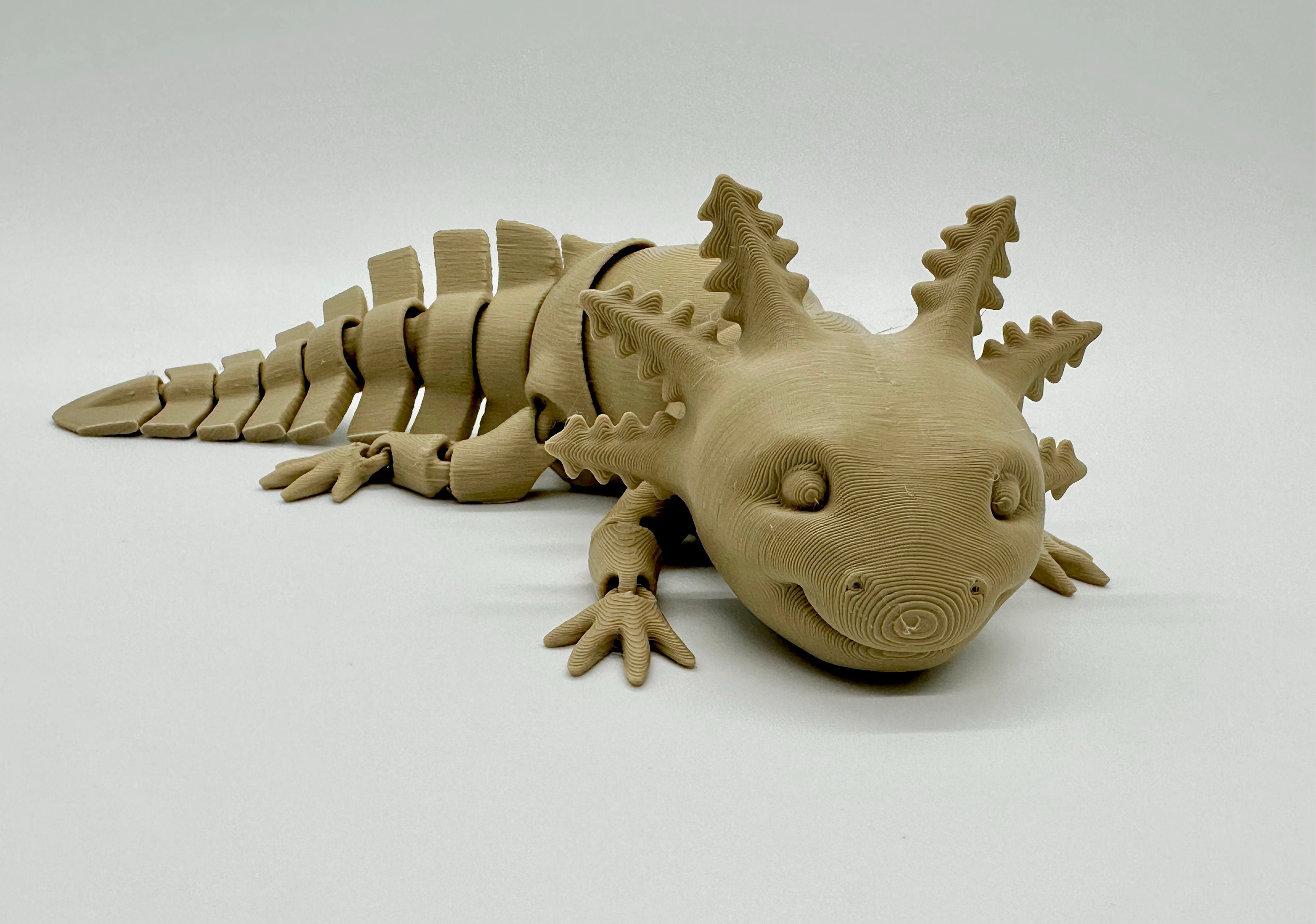ARTICULATED AXOLOTL By Sunset3d Download Free STL Model, 44% OFF