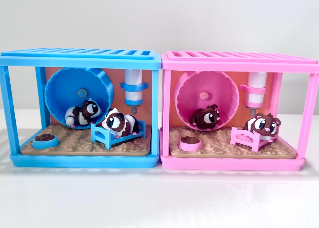 Hamster Cage 3D Printed Articulating Guinea Pig Sensory Toy Gadget ...