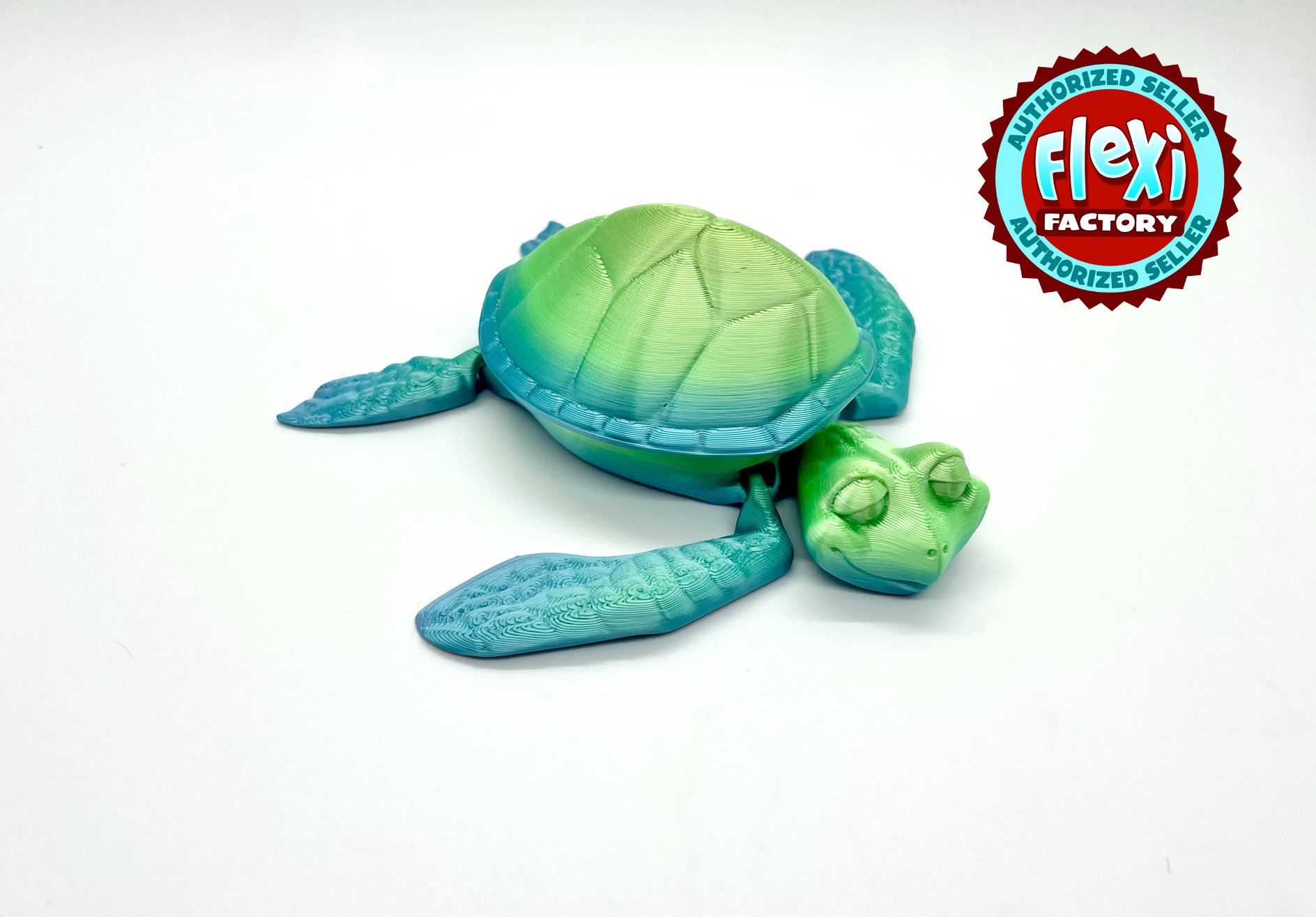 3D Printed Articulating Flexible Sea Turtle Ocean Sensory Toy | Etsy