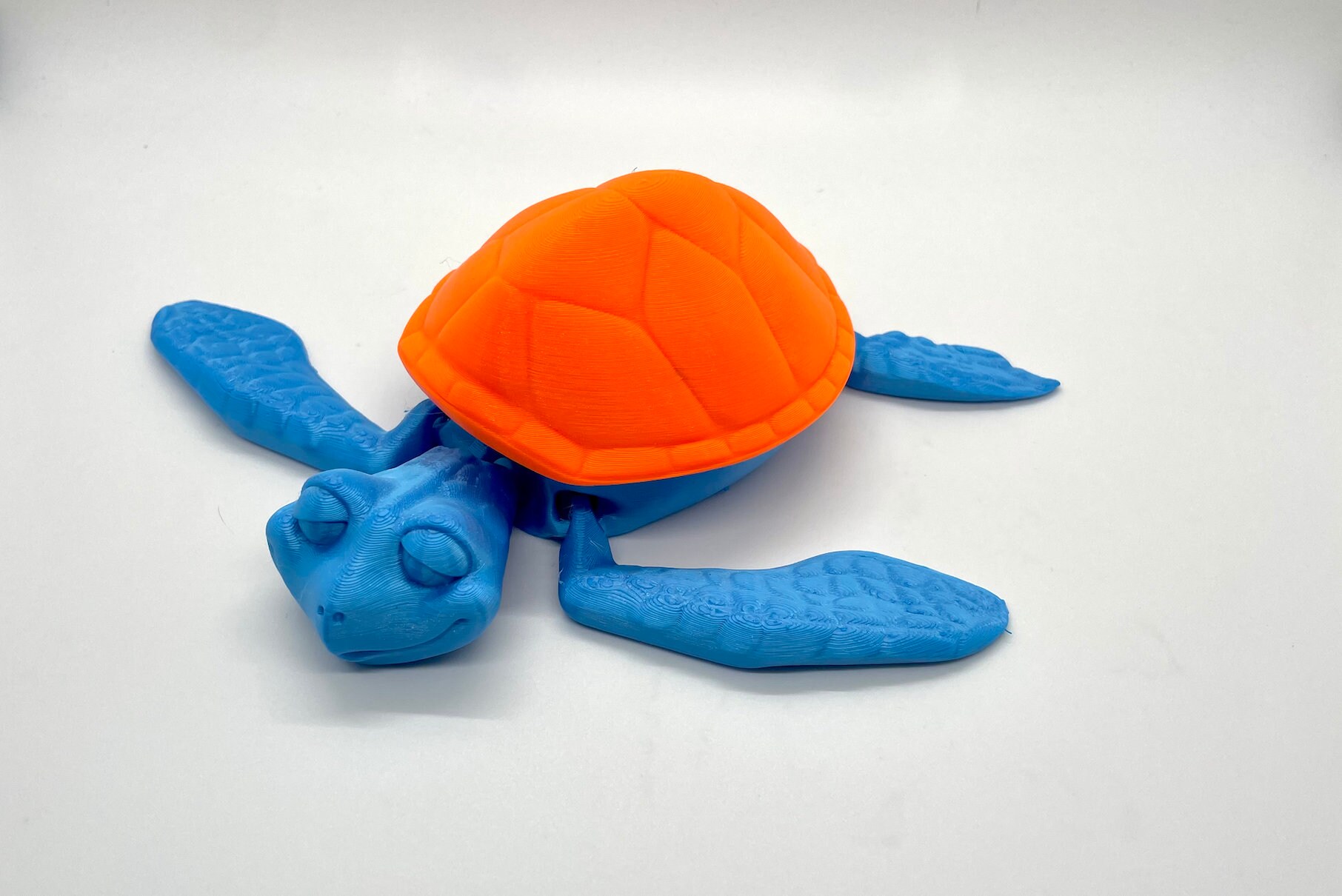 3D Printed Articulating Flexible Sea Turtle Ocean Sensory Toy | Etsy