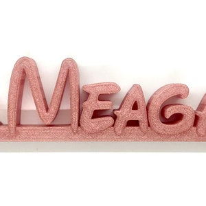 Custom Disney Inspired 3D Printed Name Plates Personalized Character ...