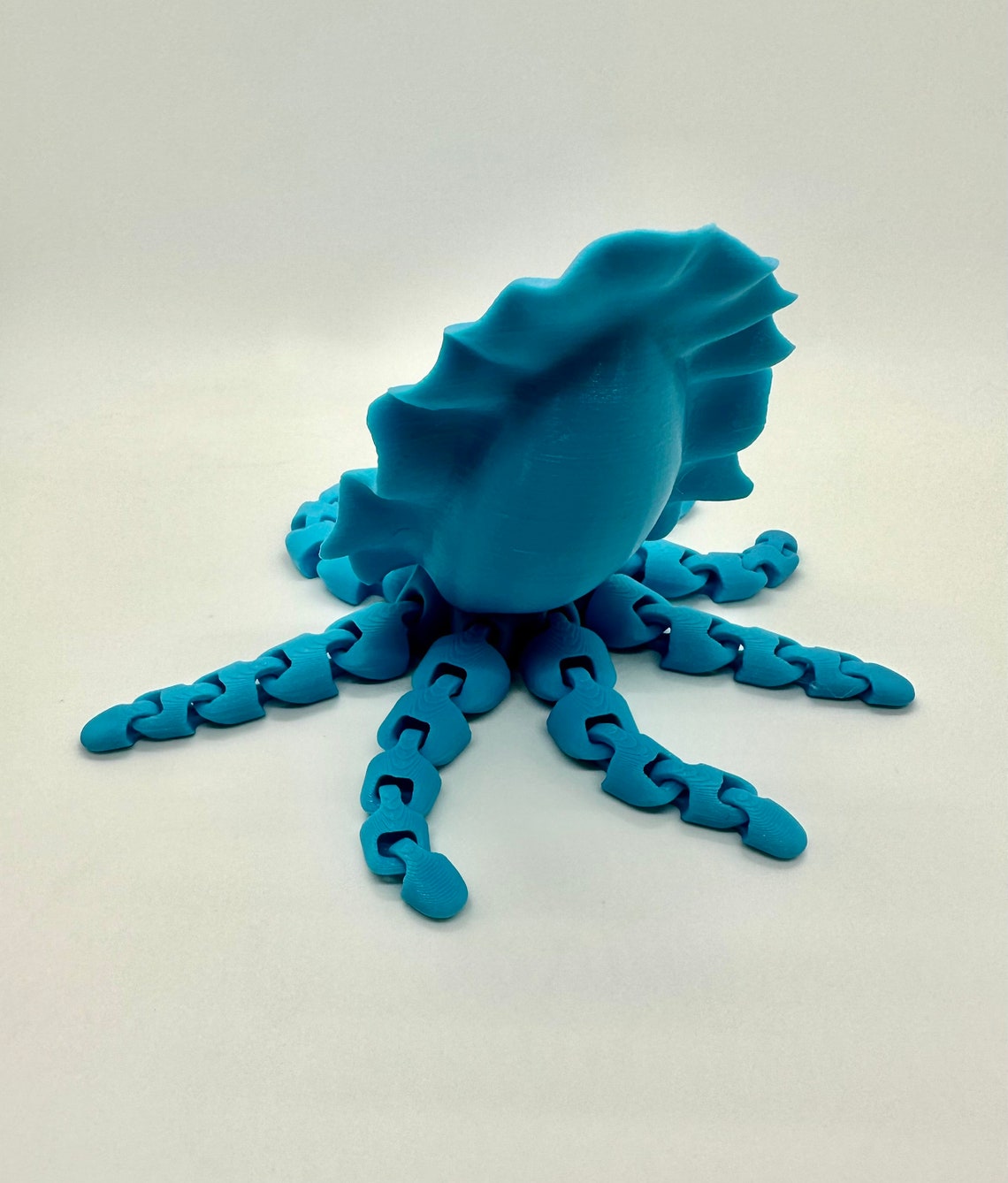 3D Printed Articulating Flexible Cuttlefish Sensory Toy Gadget - Etsy