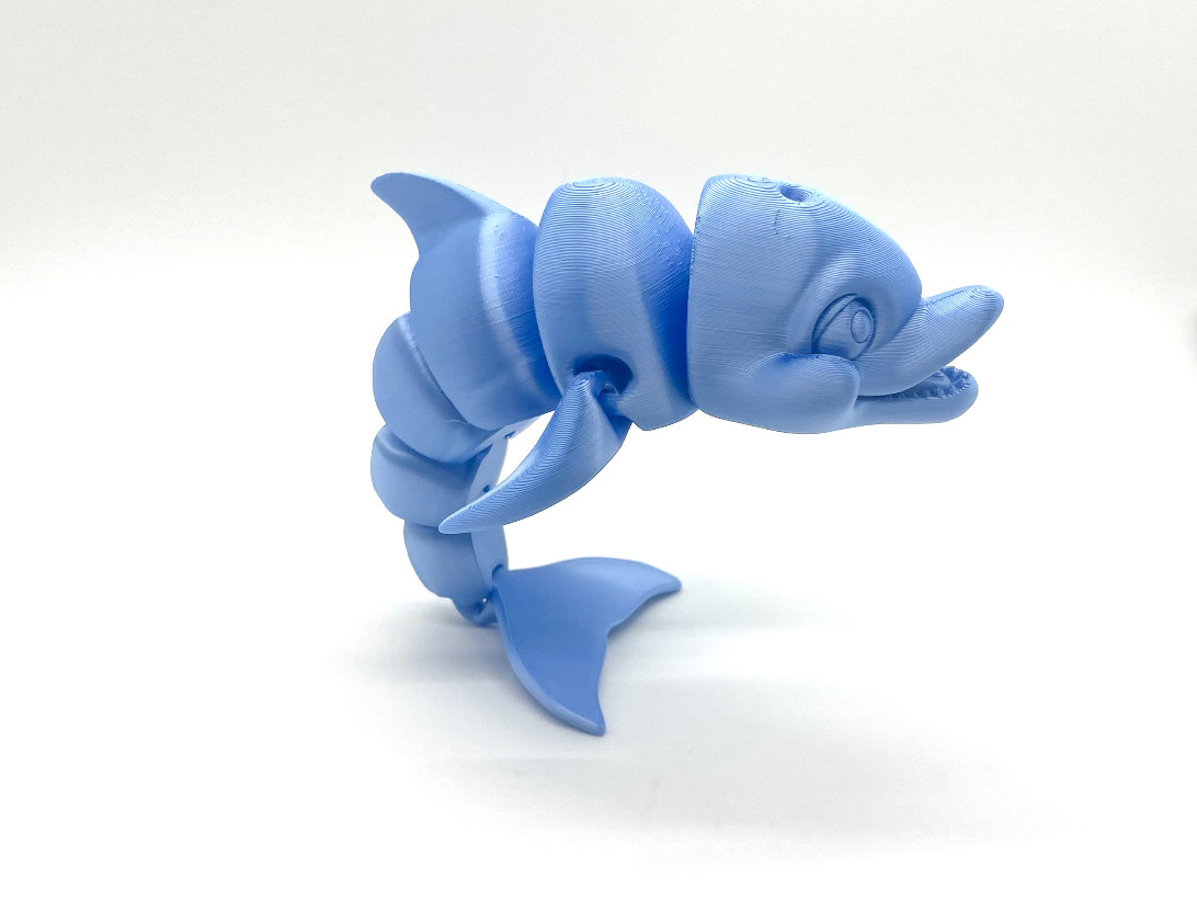 3D Printed Articulating Flexible Dolphin Ocean Sensory Toy - Etsy