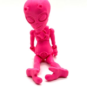 3D Printed Articulating Flexible Alien Sensory Toy Gadget Flexi Factory ...