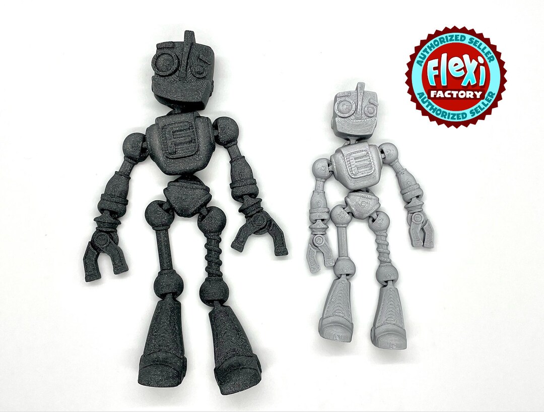 3D Printed Articulating Flexible Robot Sensory Toy Gadget Flexi Factory ...
