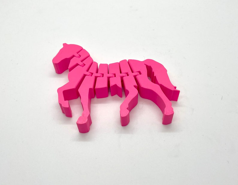 3D Printed Articulating Horse Unicorn Pony Sensory Fidget Toy - Etsy
