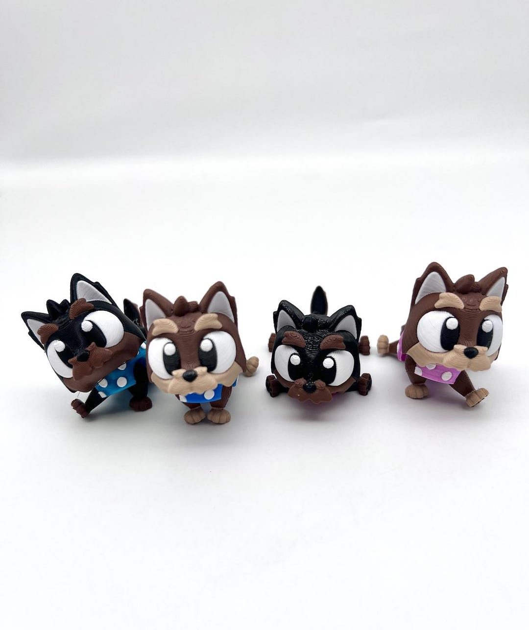 3D Printed Articulating Flexible Dog Sensory Toy Gadget Fidget Desk Toy ...