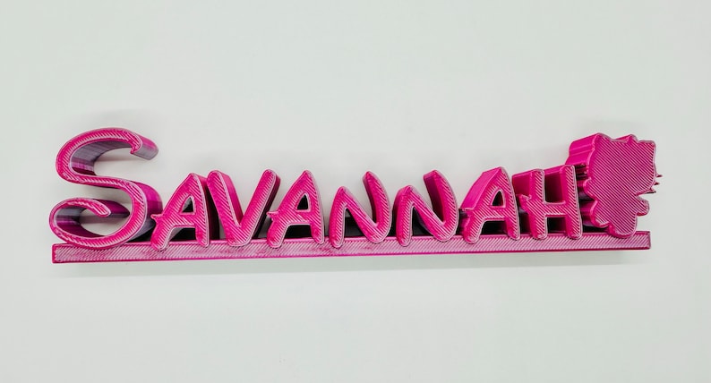 Custom Disney Inspired 3D Printed Name Plates Personalized - Etsy