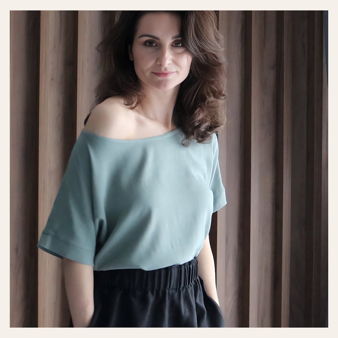 Boxy T-shirt PDF Sewing Pattern: Minimalist Blouse (digital Download ...