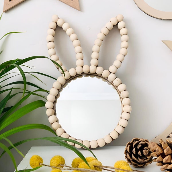 Beaded Mirror - Etsy