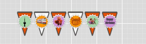 Turning Red Red Panda Birthday Banner | Etsy