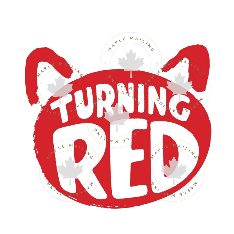Turning Red Logo SVG and PNG - Etsy