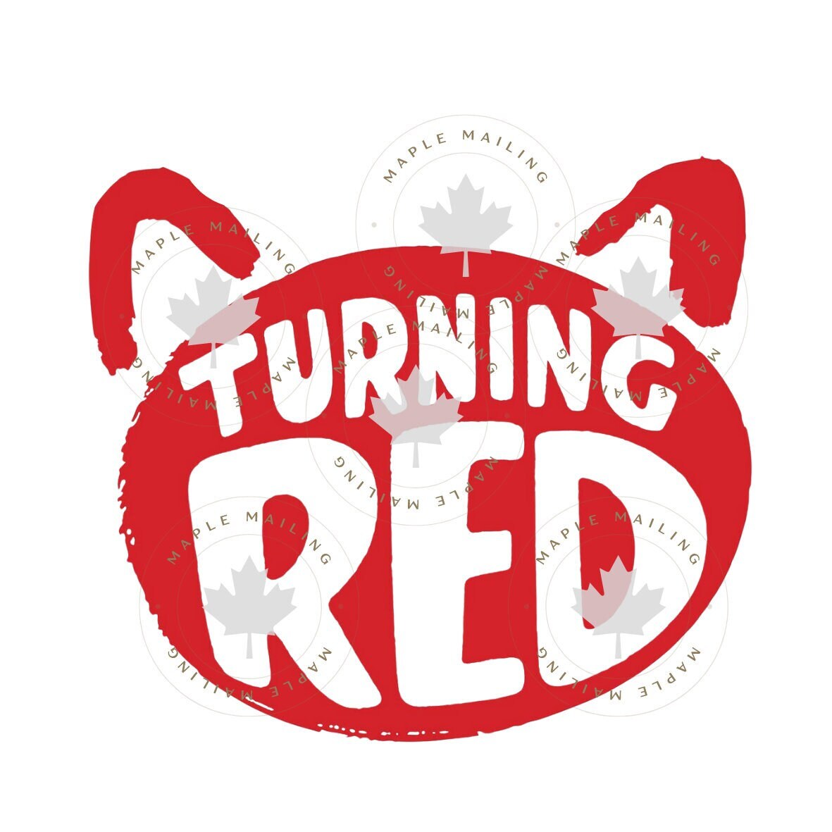Turning Red Logo SVG and PNG - Etsy