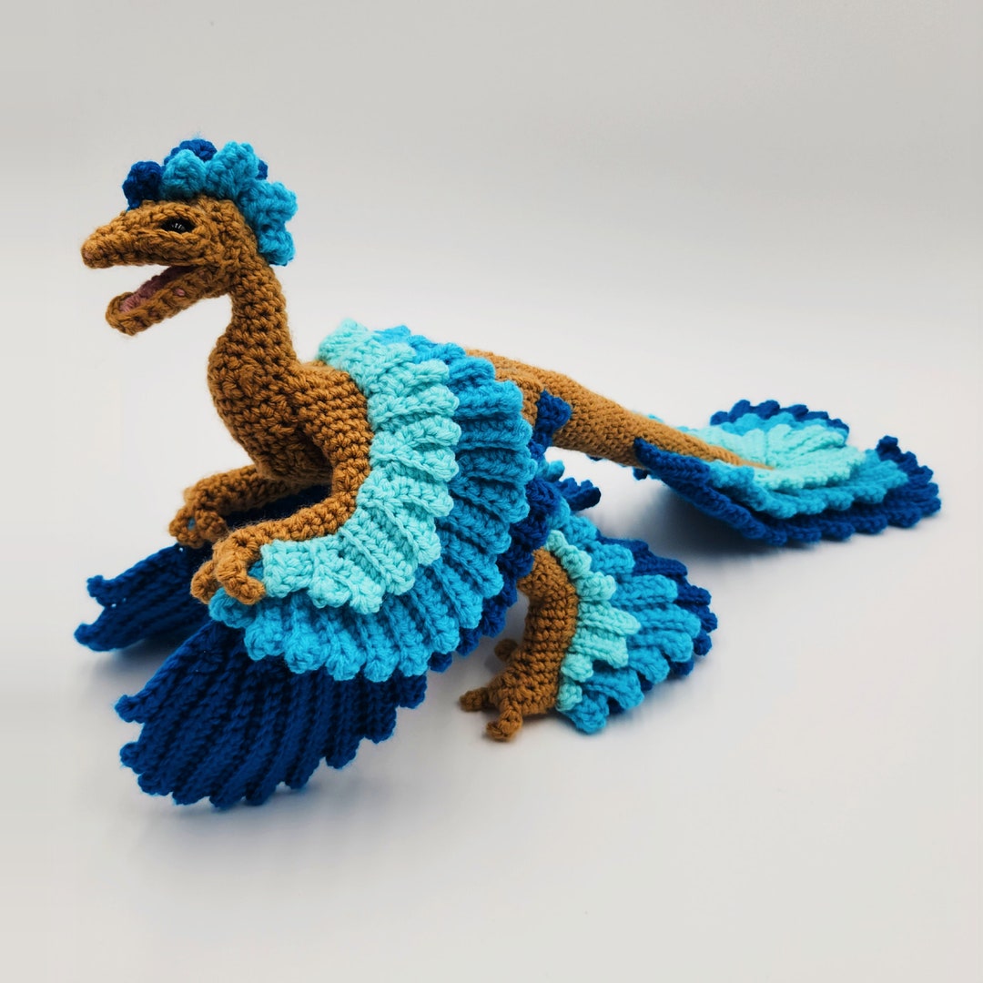 Microraptor Amigurumi Crochet Figurine - Etsy