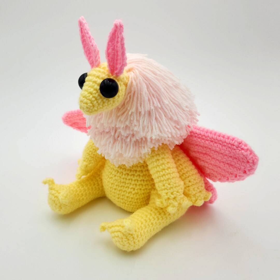 Crochet Moth Doll Plush maple - Etsy