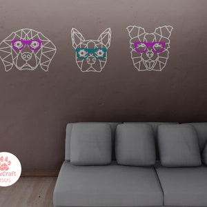 Maltese Polygon Pet Face Dog Portrait Geometric Dog Digital File Dog ...