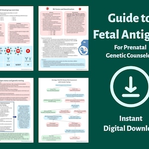 Guide to Fetal Antigens for Prenatal Genetic Counselors - Etsy